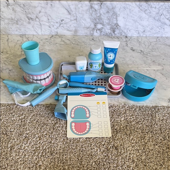 Melissa & Doug | Toys | Melissa Doug Blue Dental Care Play Set | Poshmark